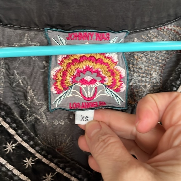 Johnny Was | Tops | Johnny Was Velvet Tunic | Poshmark